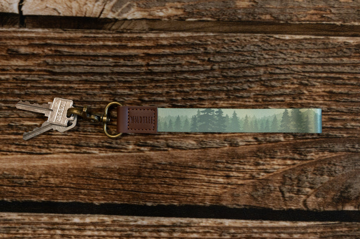 Foggy Forest Wristlet Keychain – Wildtree
