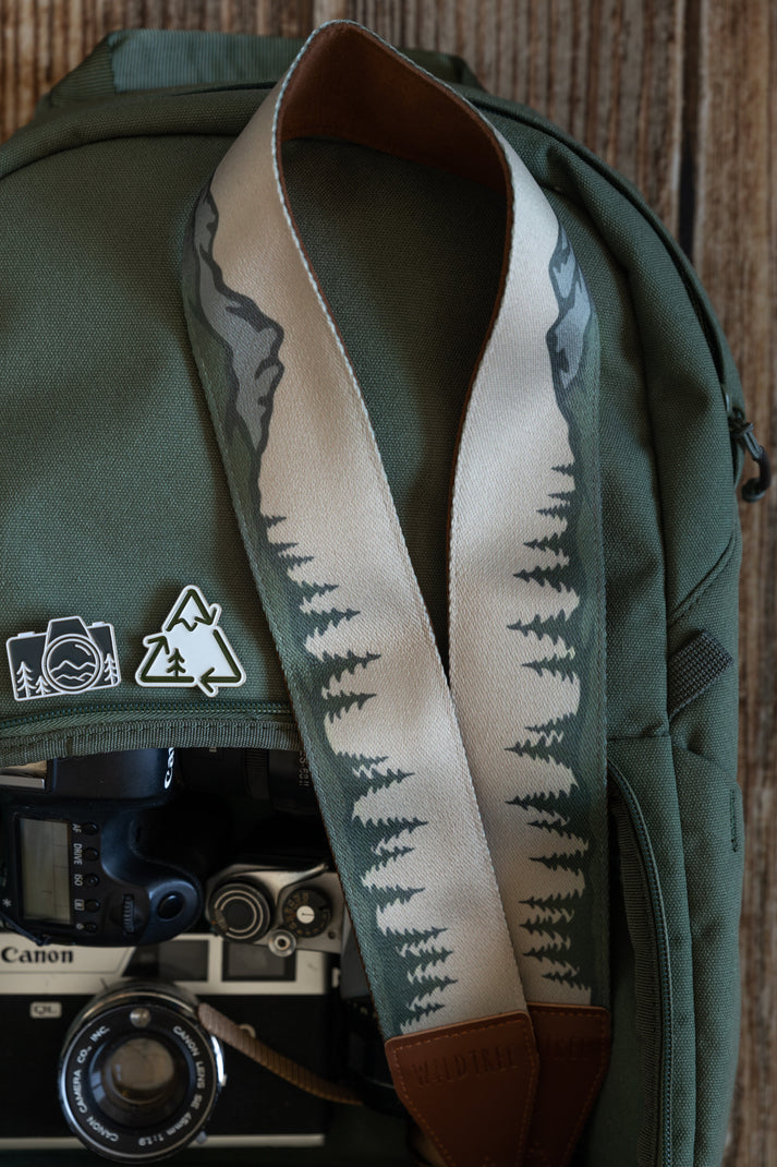 Mt and Trees Landscape Camera Strap – Wildtree
